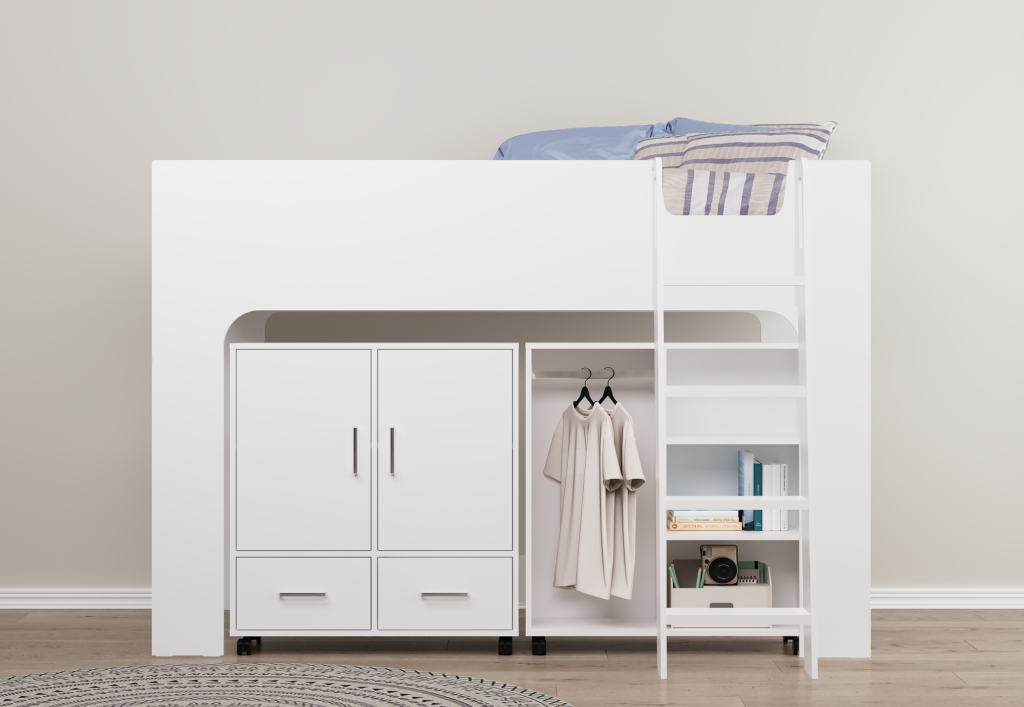 Eden White Midsleeper - Pay Weekly Carpets
